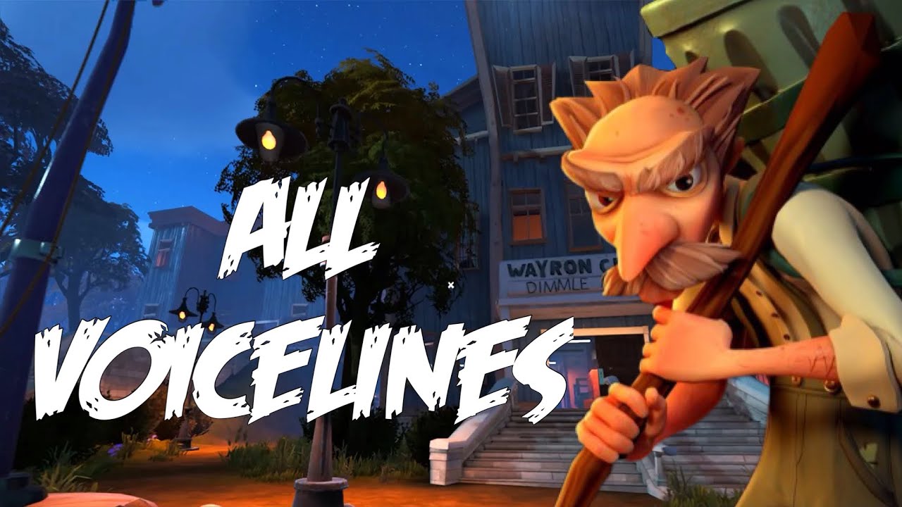 The Janitor All Voicelines-Hello Neighbor 2 - YouTube