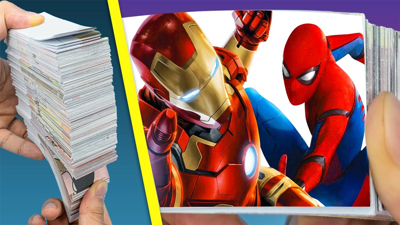Flipbook Spider Man and Iron Man | Super Heroes Marvel Flipbook | Flip ...