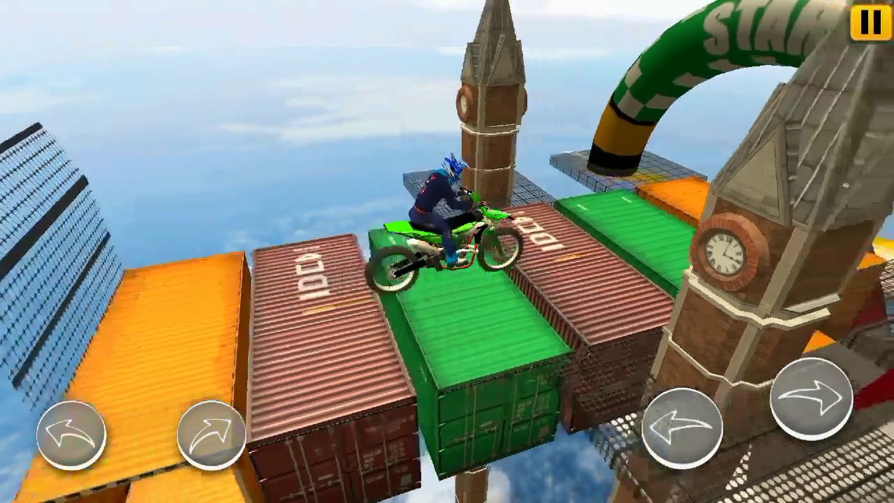 bike stunt master game - YouTube