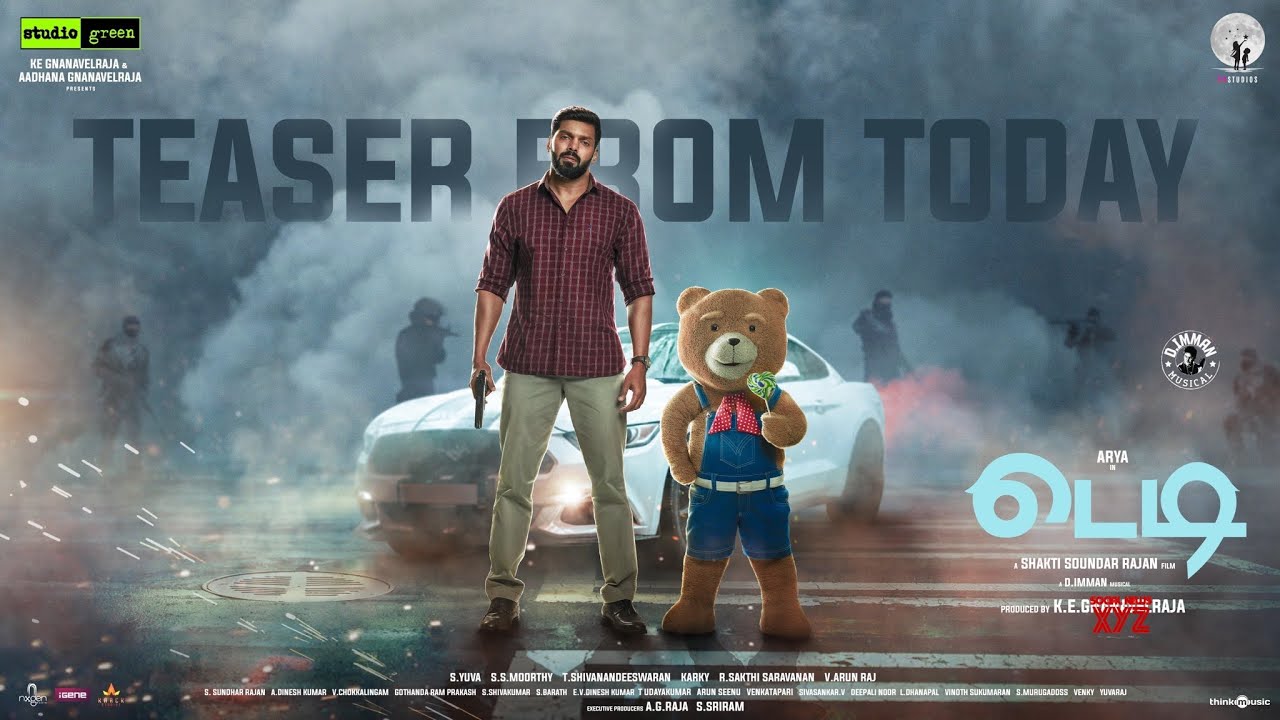 Teddy movie Teaser | Arya | Sayyeshaa | D imman musical | Shakti ...