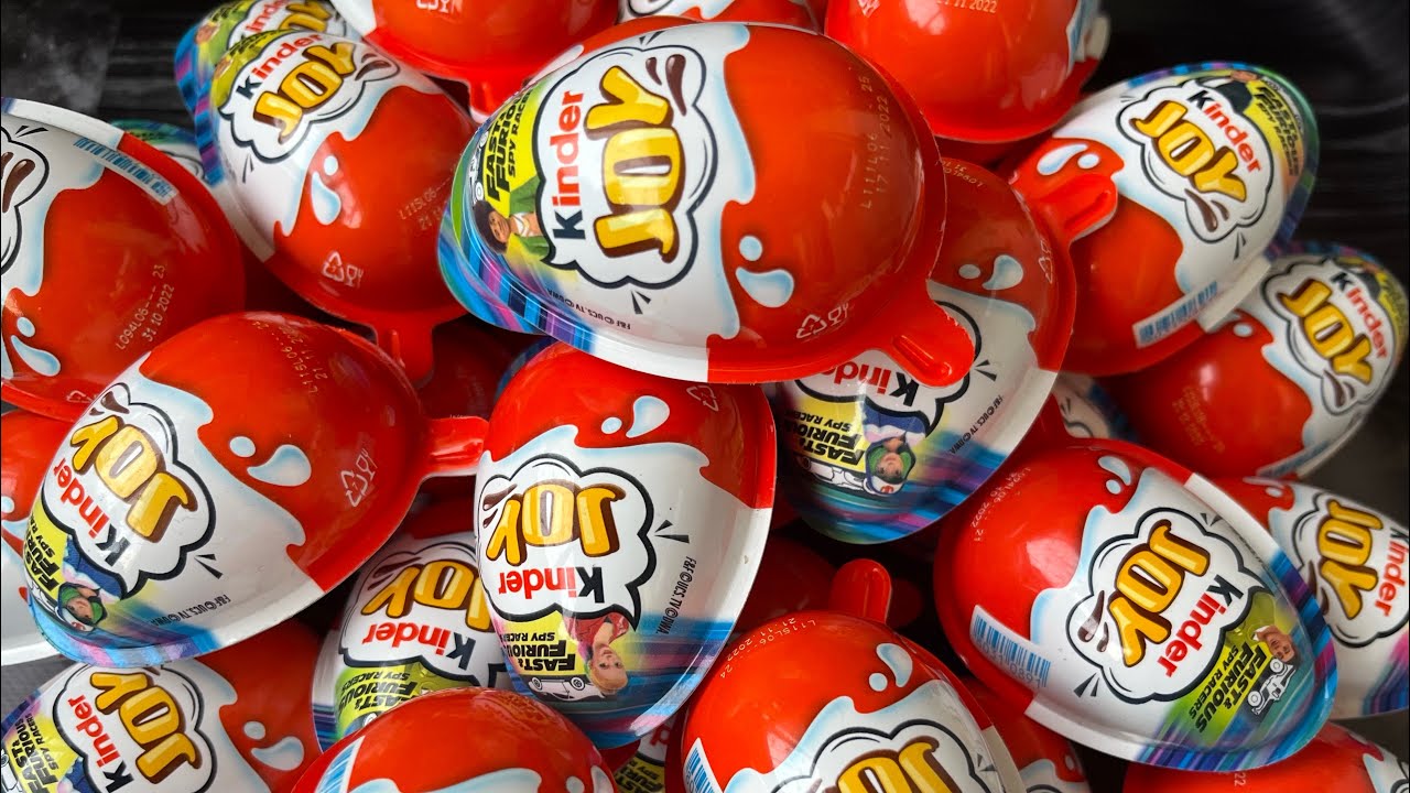 Must Watch 💖NEW 12💖Yummy Kinder Joy Opening- A Lot Of Kinder Joy ...