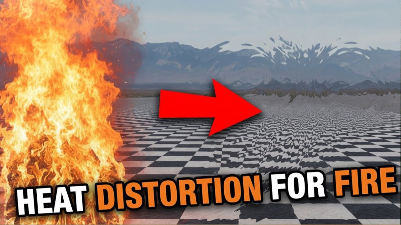 Heat Distortion VFX for Fire in UE5 Niagara! (Photoshop & Normal Map ...