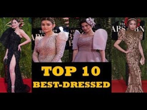 ABS CBN STAR MAGIC BALL 2019 | BEST TOP 10 BEST DRESSED - YouTube