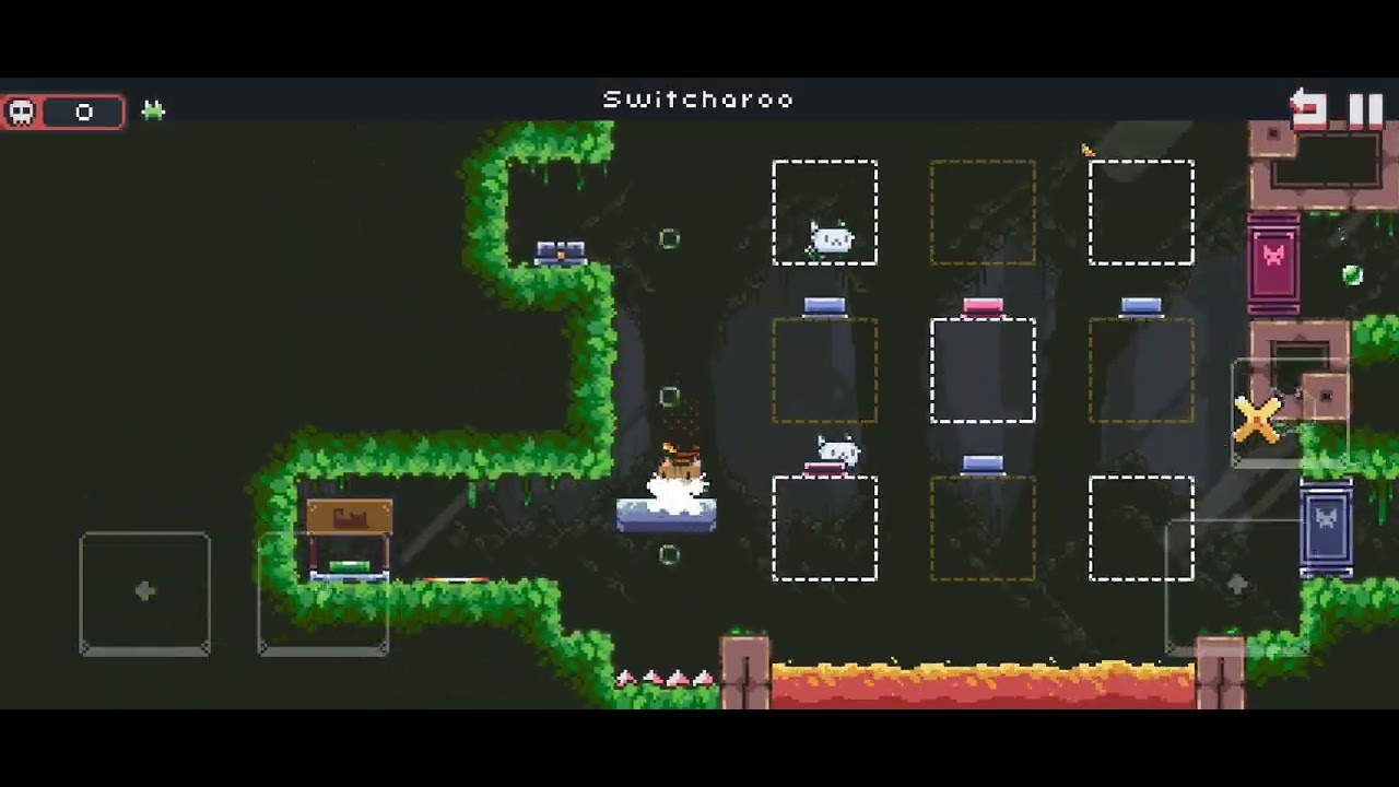 kitty death room puzzle platformer zone 2 - level 15 - walkthough ...
