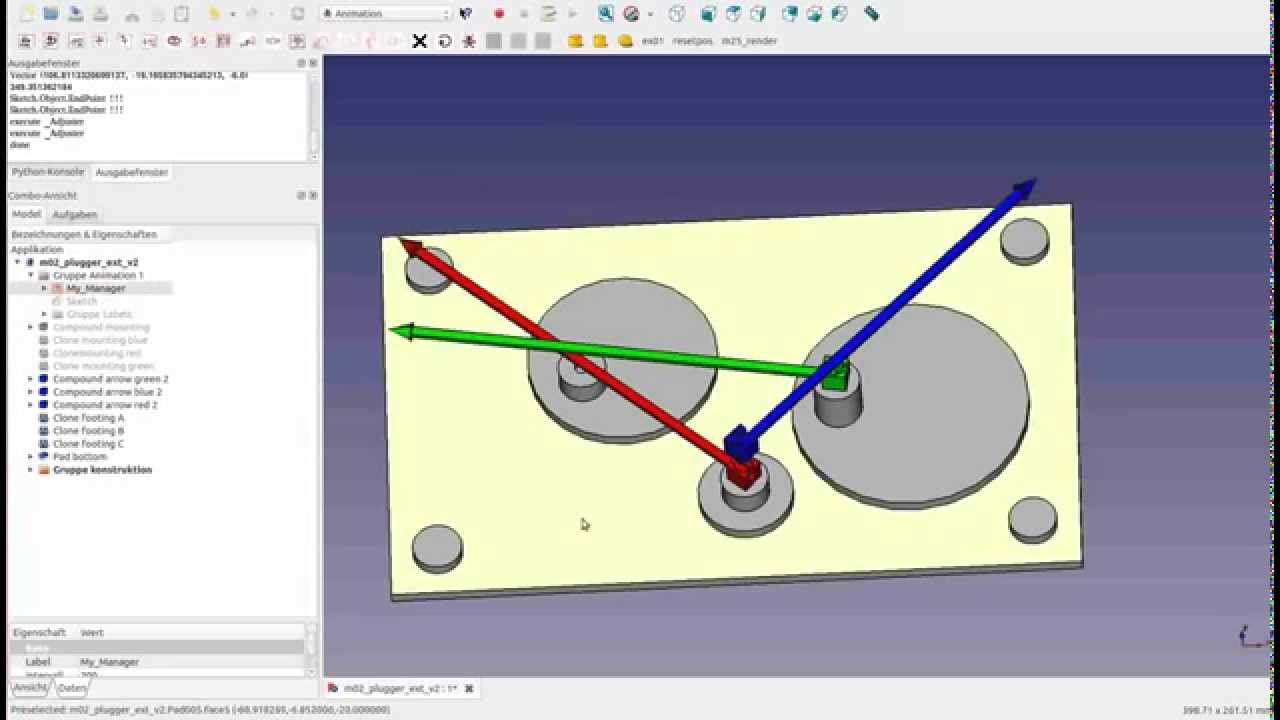 animation workbench sketcher based - YouTube