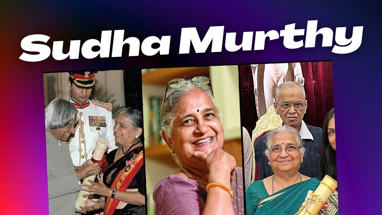 Inspiring Life of Sudha Murthy: A Philanthropist's Journey - YouTube
