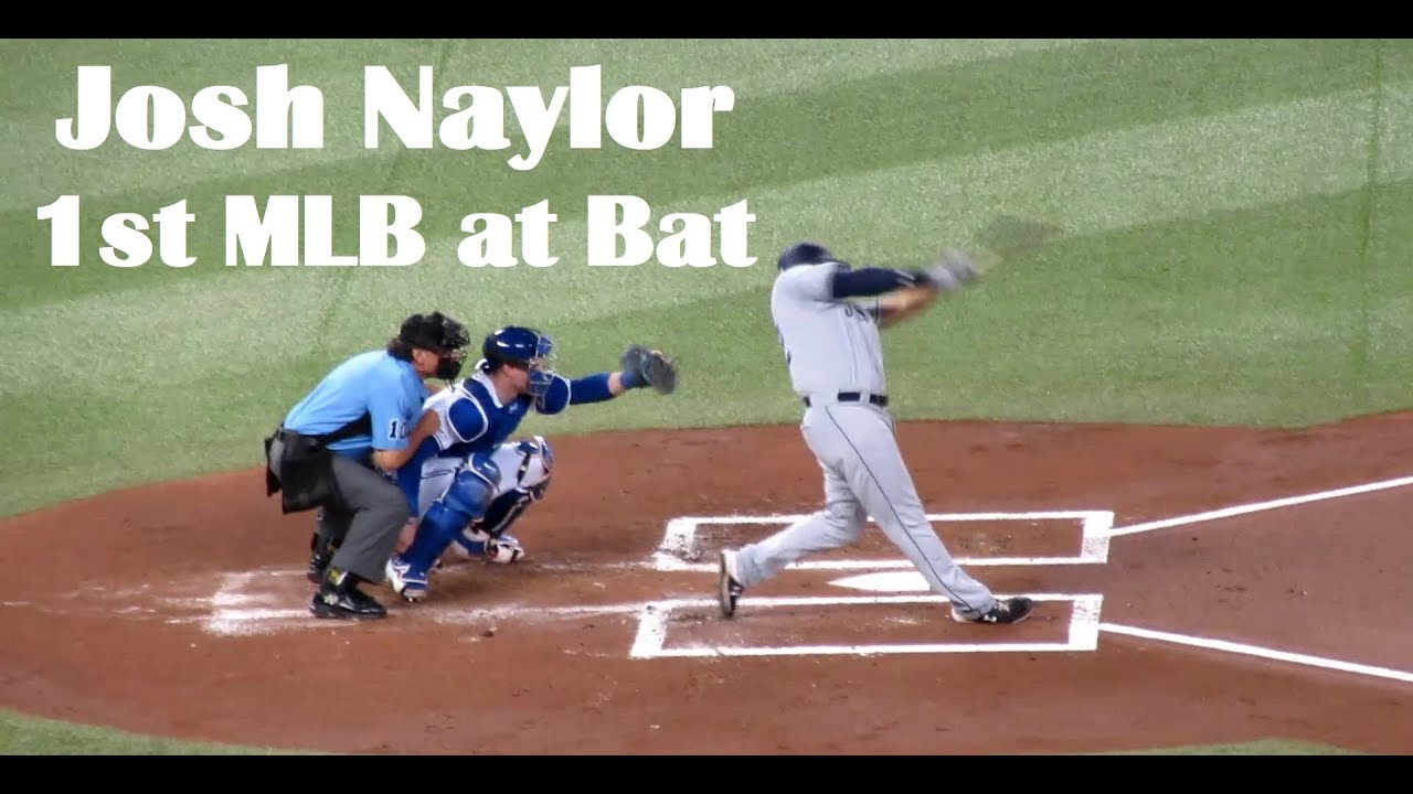 Josh Naylor's First MLB at Bat - YouTube