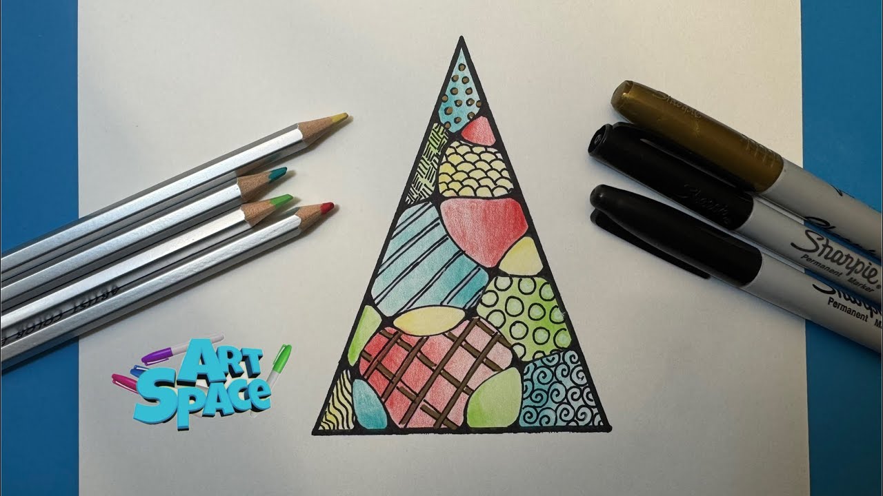 How to Draw a Neurographic Christmas Tree - Step by step tutorial (Easy ...