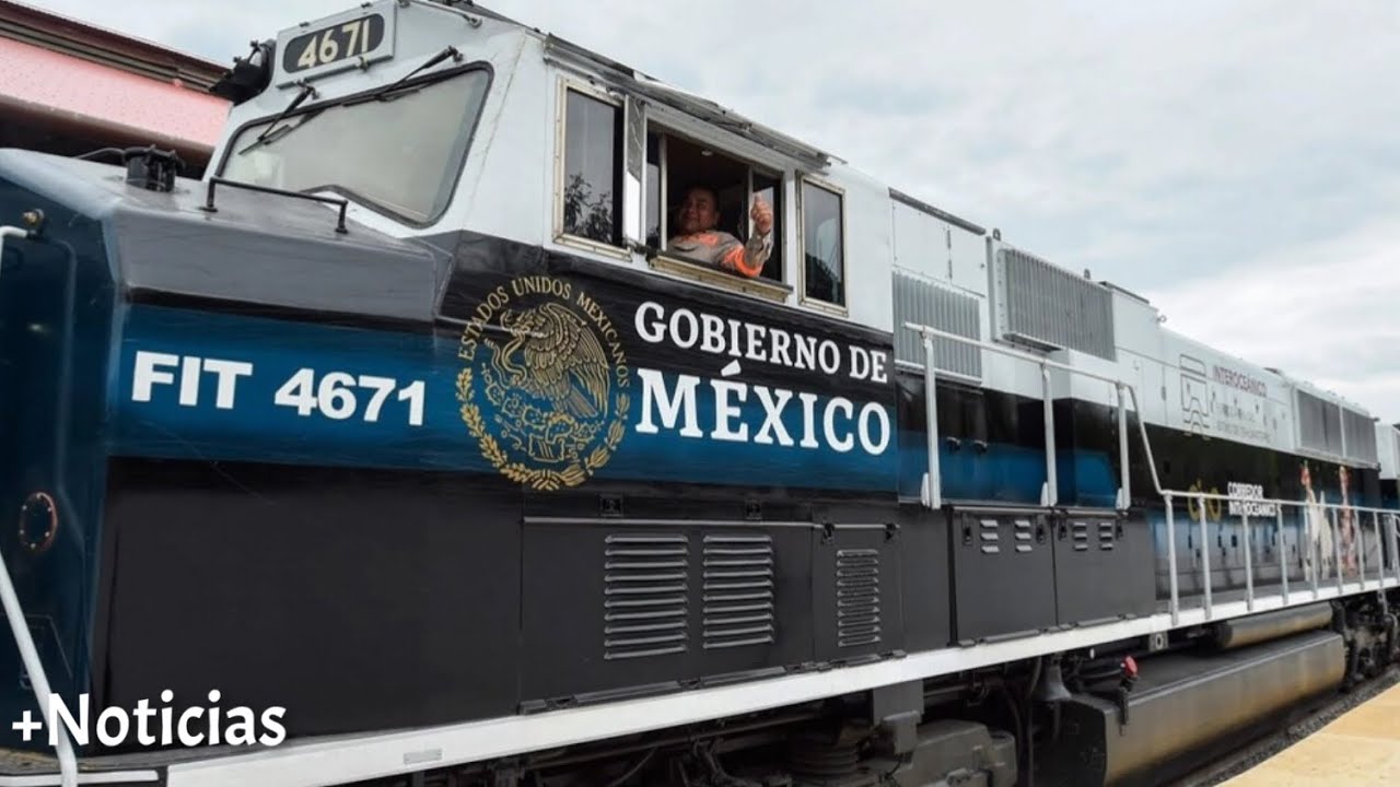 México inaugura tren interoceánico que une el Pacífico con el Atlántico ...