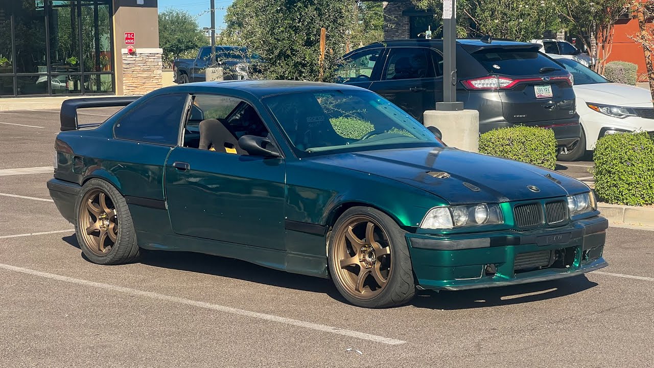 chill coffee run (500hp e36 pov drive 4k asmr) - YouTube