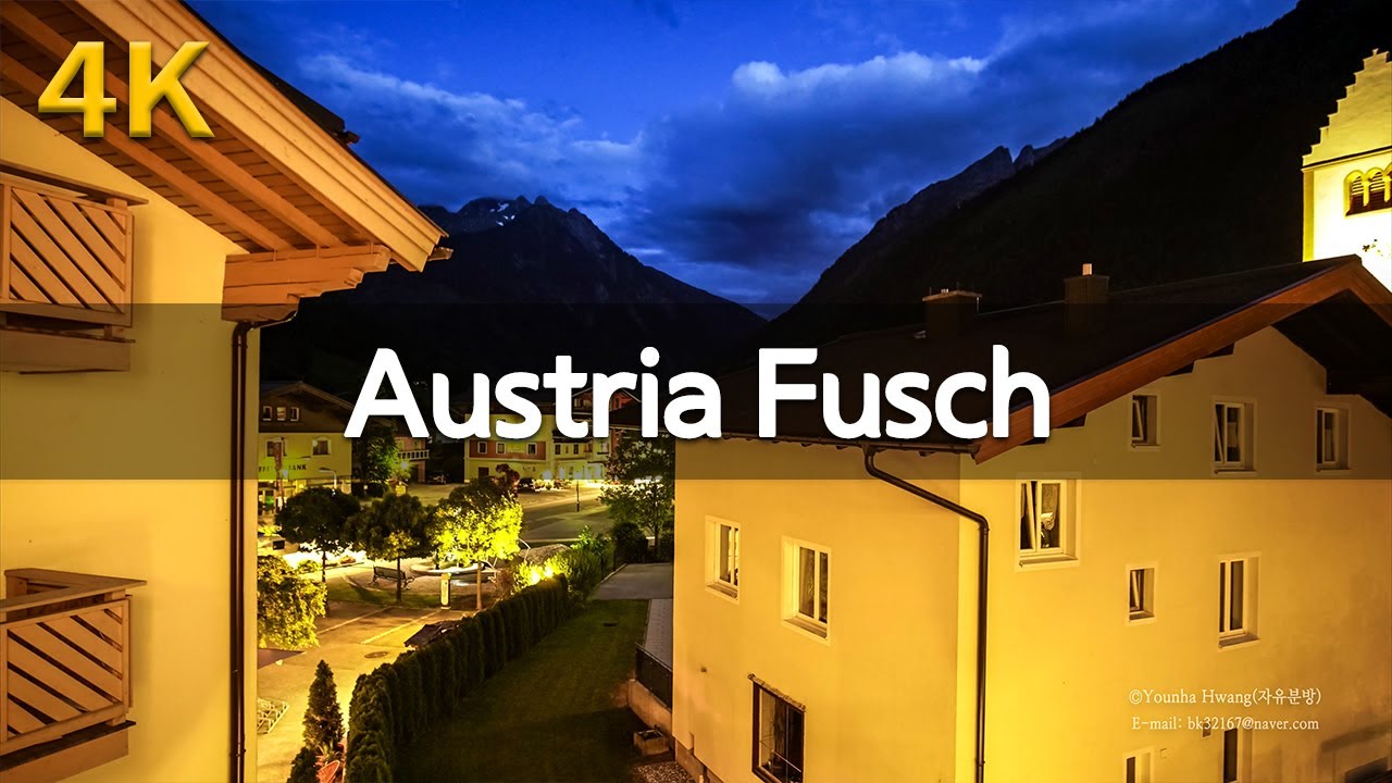 오스트리아 호에타우에른 국립공원, 푸쉬 Austria Fusch, 로머호프 호텔(Romerhof Hotel) WORLD 4K ...
