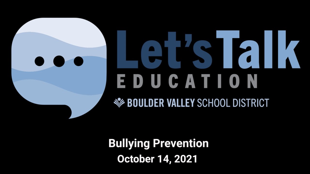 Let's Talk Education - Episode 20 - Bullying Prevention - October 14 ...
