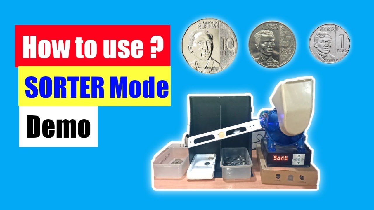 HOW to? How to use Sorter mode in JOE Smart coin counter? - YouTube