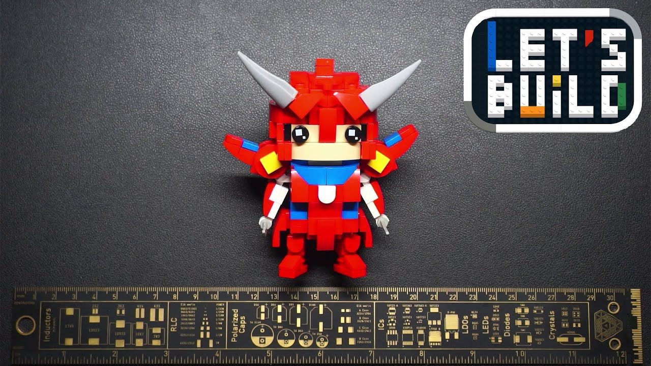 Lego Anime MOC 003 Samurai Troopers Ryo Sanada BrickHeadz - Speed Build ...