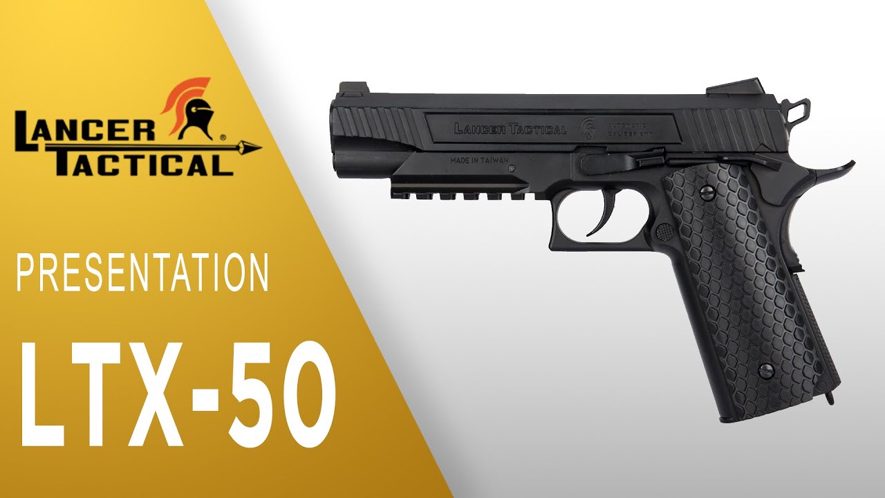 Présentation LTX-50 GBB LANCER TACTICAL AIRSOFT - YouTube