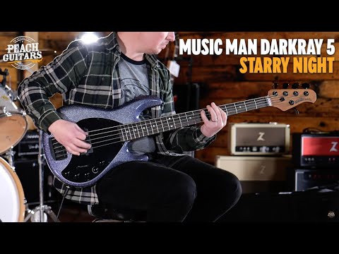 Music Man DarkRay | DarkRay 5-String - Starry Night - YouTube