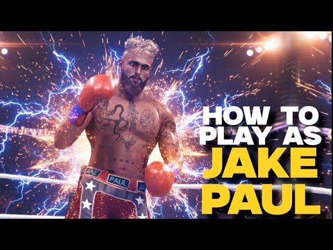 HOW TO Play as JAKE PAUL in WWE 2K25 - YouTube
