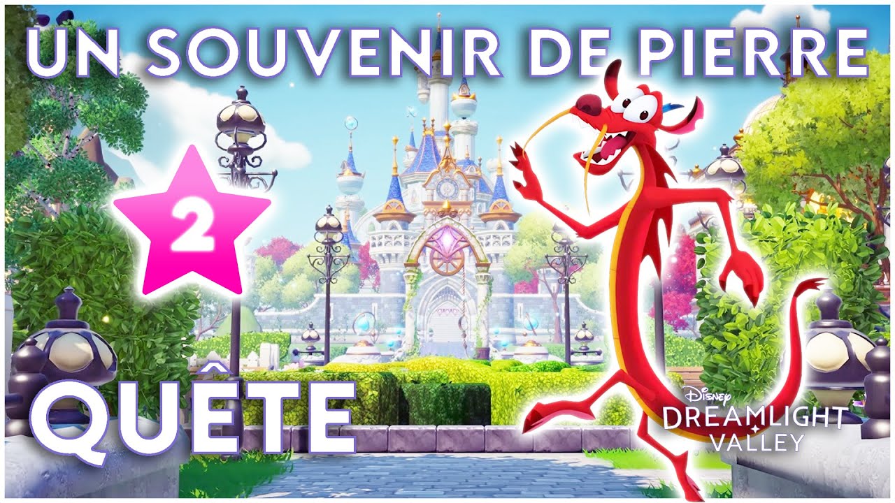 [LVL 2 MUSHU] UN SOUVENIR DE PIERRE - Disney Dreamlight Valley - YouTube