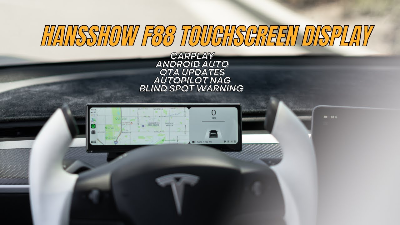 New Tesla Model 3/Y Touch Screen Display with Autopilot Nag, Blind Spot ...