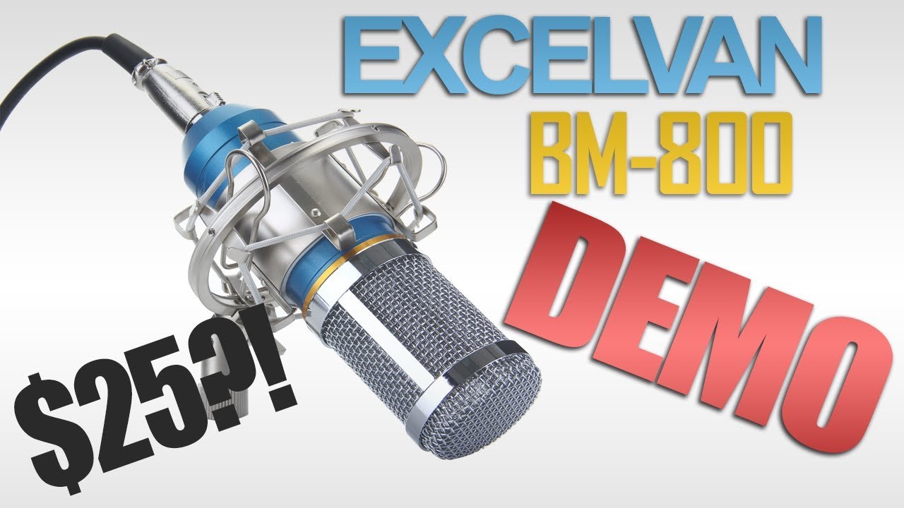 Excelvan BM800 Condenser Mic Review/Demo - YouTube