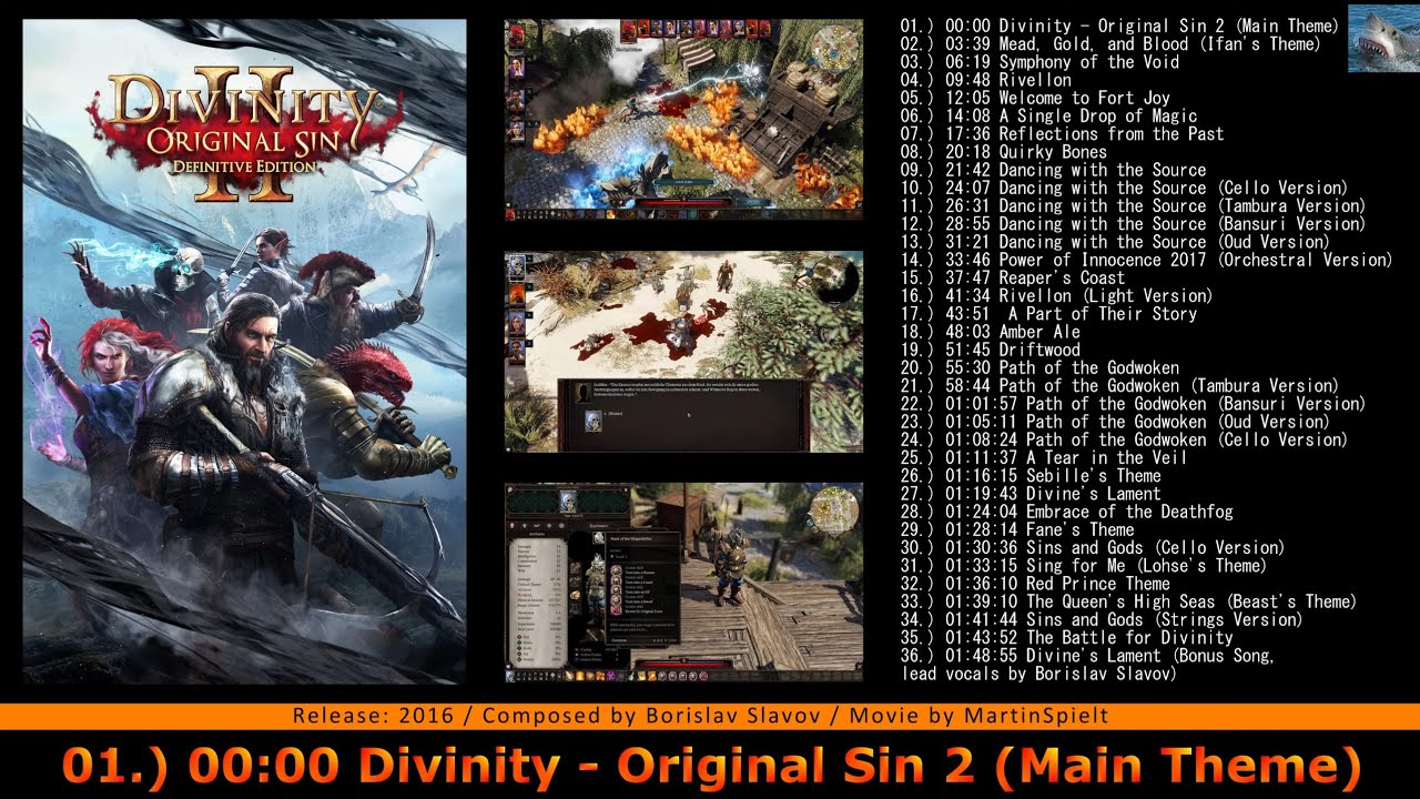 DIVINITY: ORIGINAL SIN 2 OST [Full] Game Soundtrack - YouTube