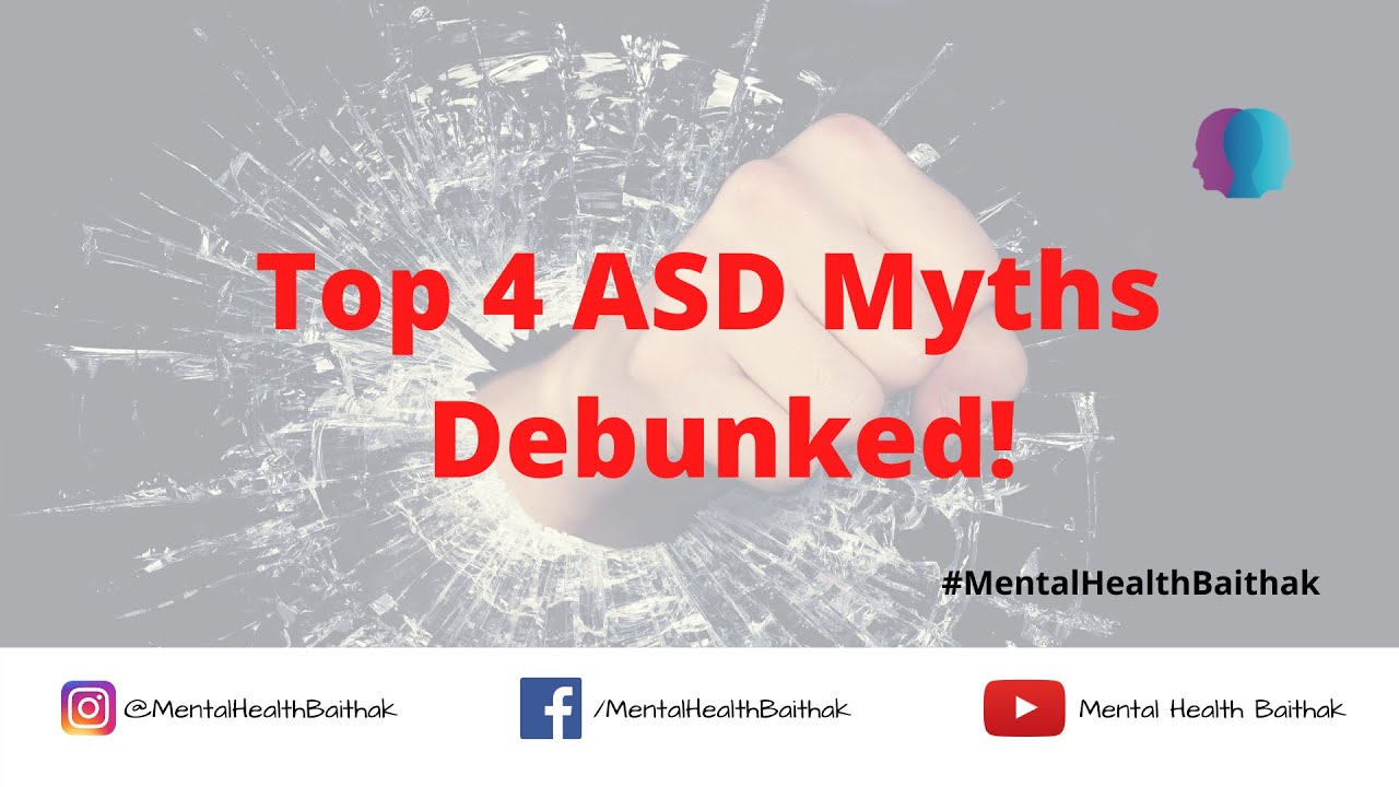 4 ASD Myths Debunked! (Autism Spectrum Disorder) ASD 1/7 - Mental ...