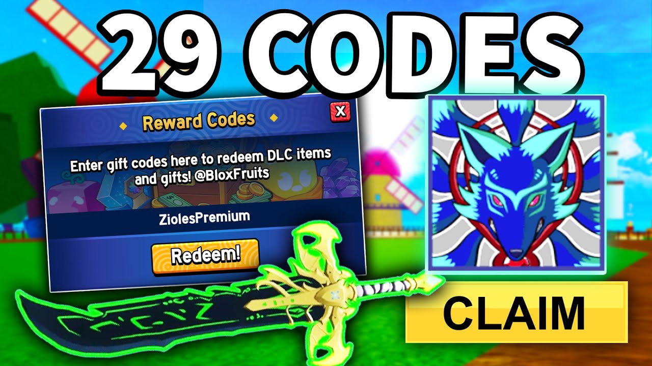ALL CODES in Blox fruits ROBLOX Blox Fruits CODES - YouTube