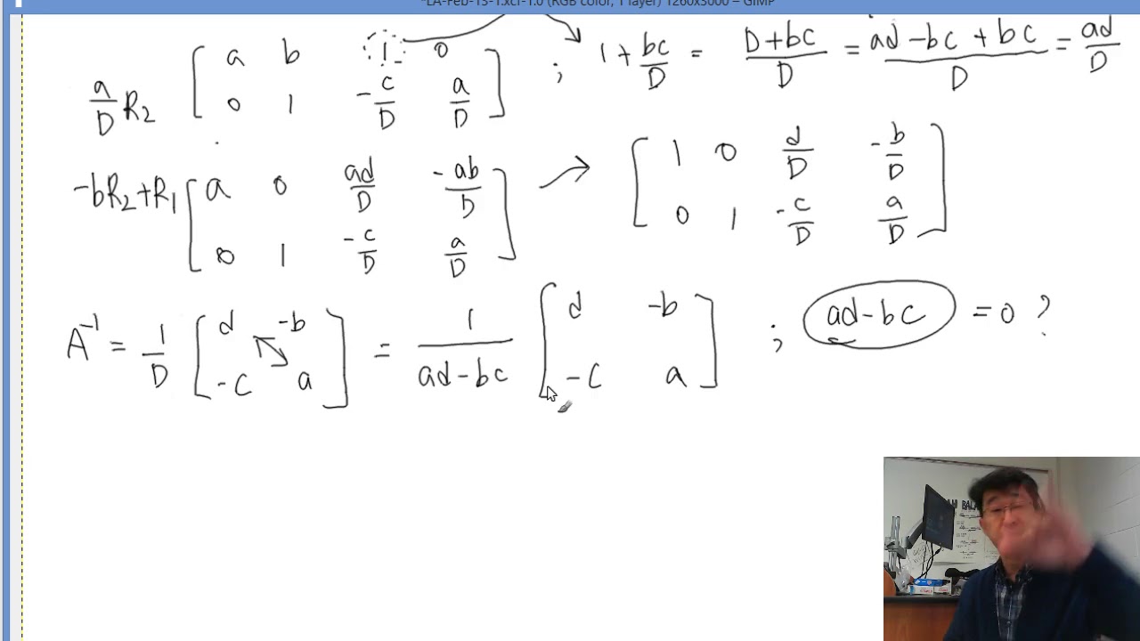 Introduction to determinants of small size matrices - YouTube