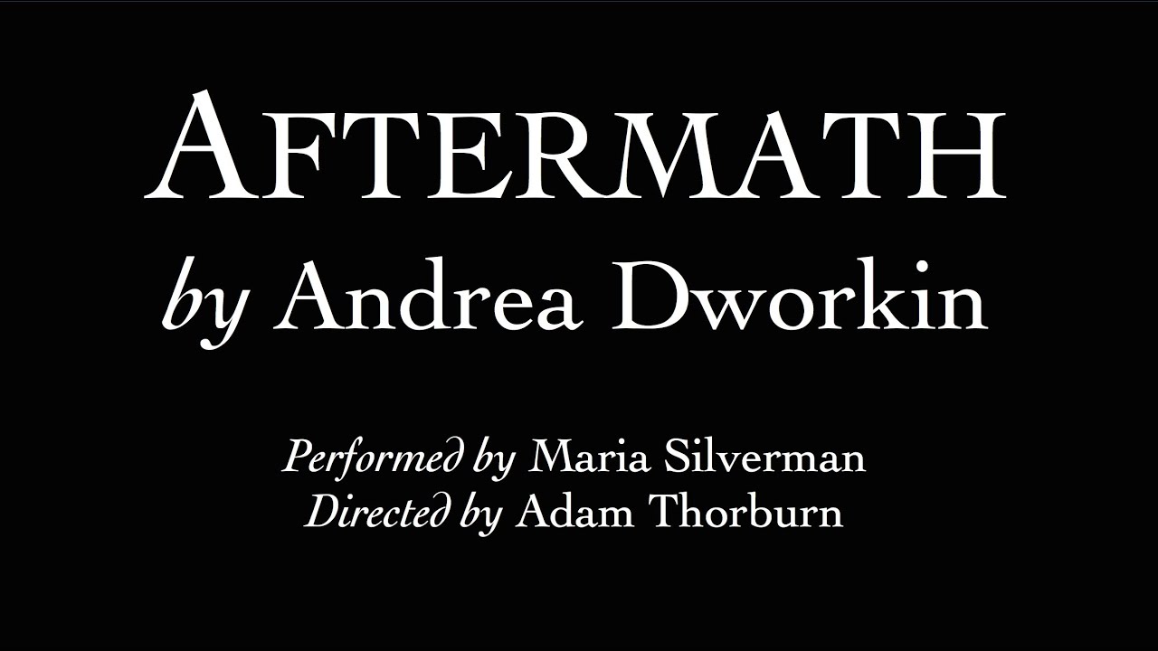 About Aftermath | Maria Silverman - YouTube