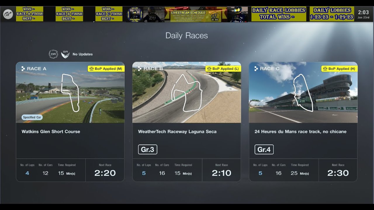 GRAN TURISMO 7 | DUBV RACING PRESENTS: DAILY LOBBY RACES with ...