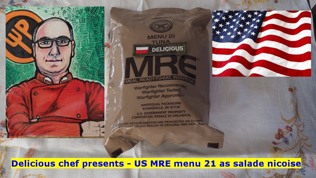 US MRE menu 21 - tuna - Delicious chef presents - YouTube