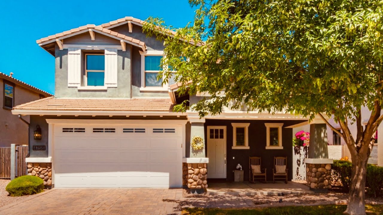 Gilbert Arizona House Tour: Premier Park-Facing Lot in Morrison Ranch ...