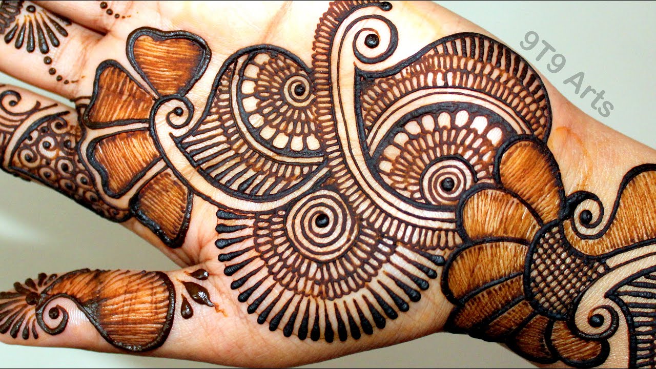 Full hand detailed flower henna mehndi design #rakshabandhan | Arabic ...