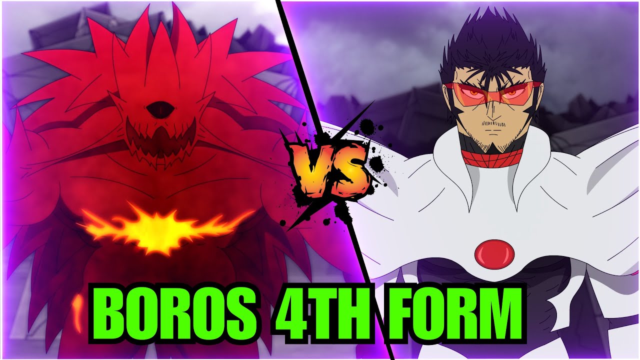 The Epic Showdown: Boros 4th FORM Vs Blast - One Punch Man Fan ...