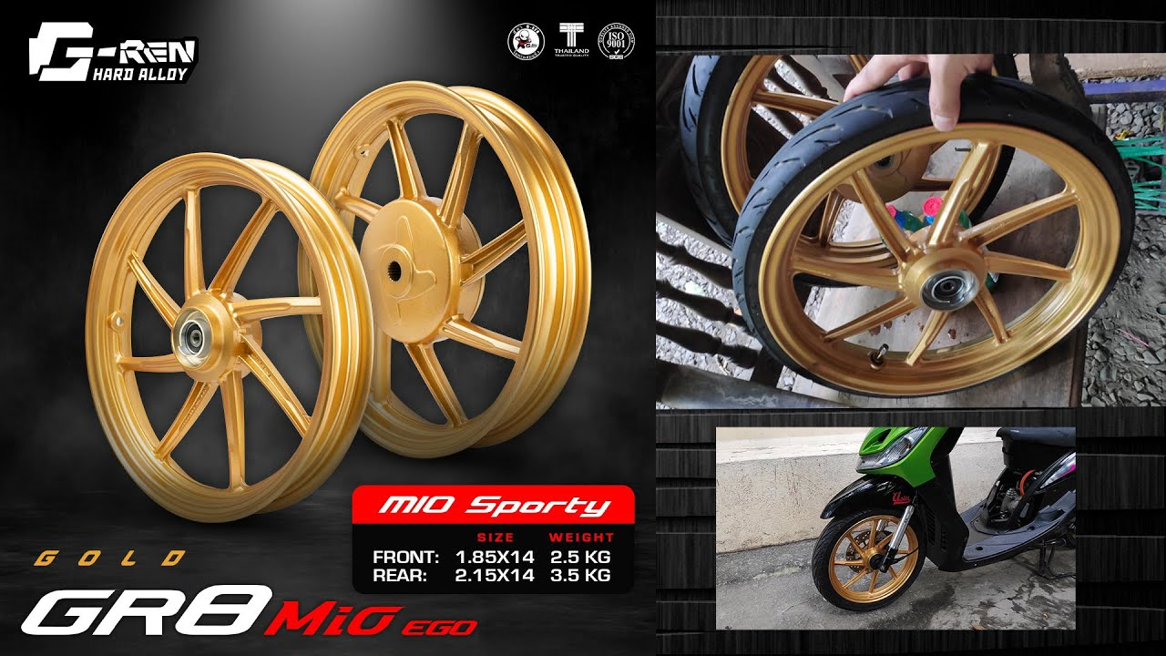 G-REN Mags - GR8 Ego 4 Holes for YAMAHA MIO 115 | First Look and ...