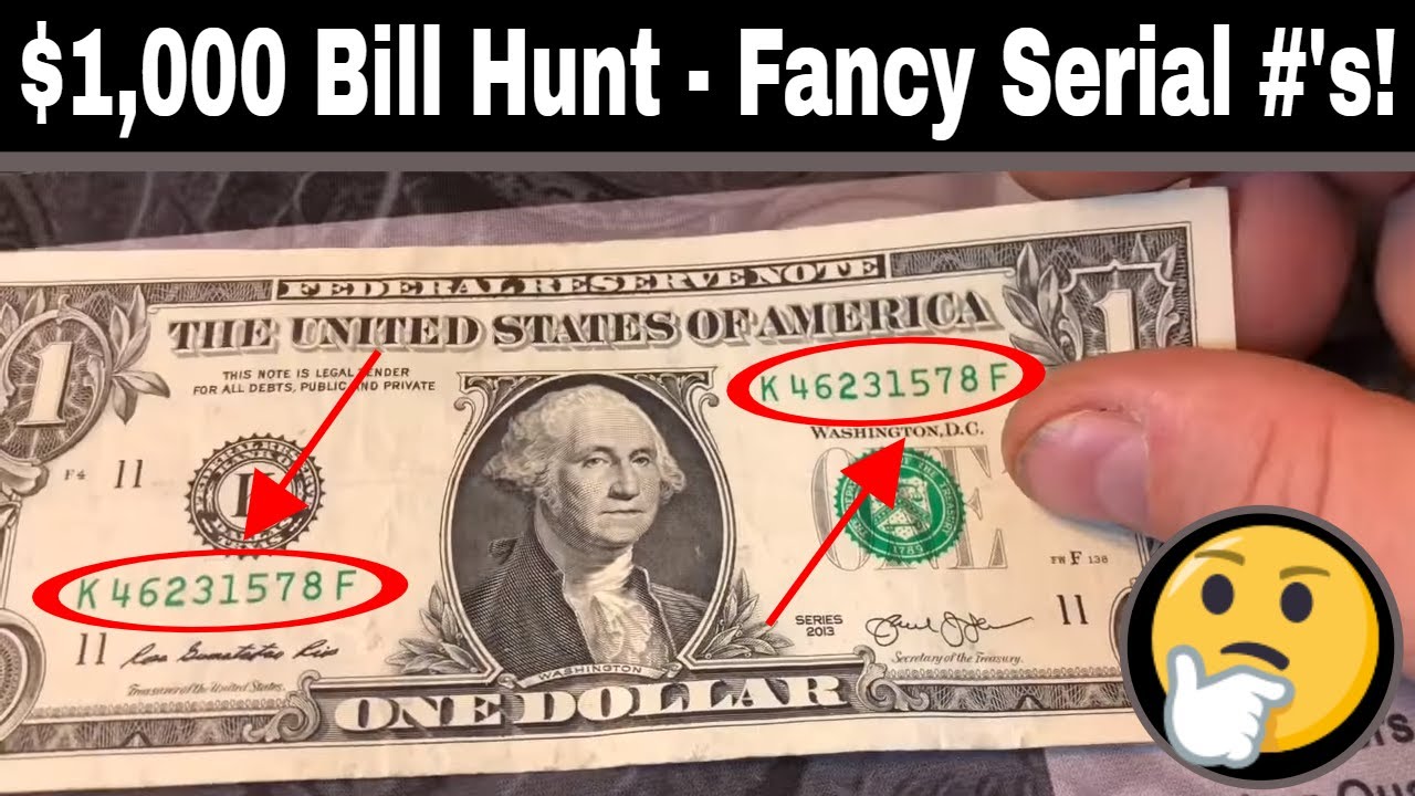 $1000 Currency Hunt - Looking for Rare Bills, Star Notes and Cool ...