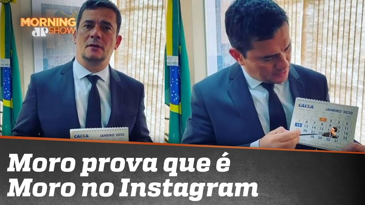 Moro prova que é Moro em (nova) conta de Moro no Instagram - YouTube