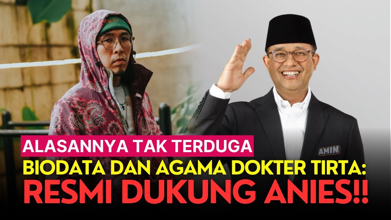 Biodata dan Agama Dokter Tirta: Resmi Dukung Anies, Alasannya Tak ...