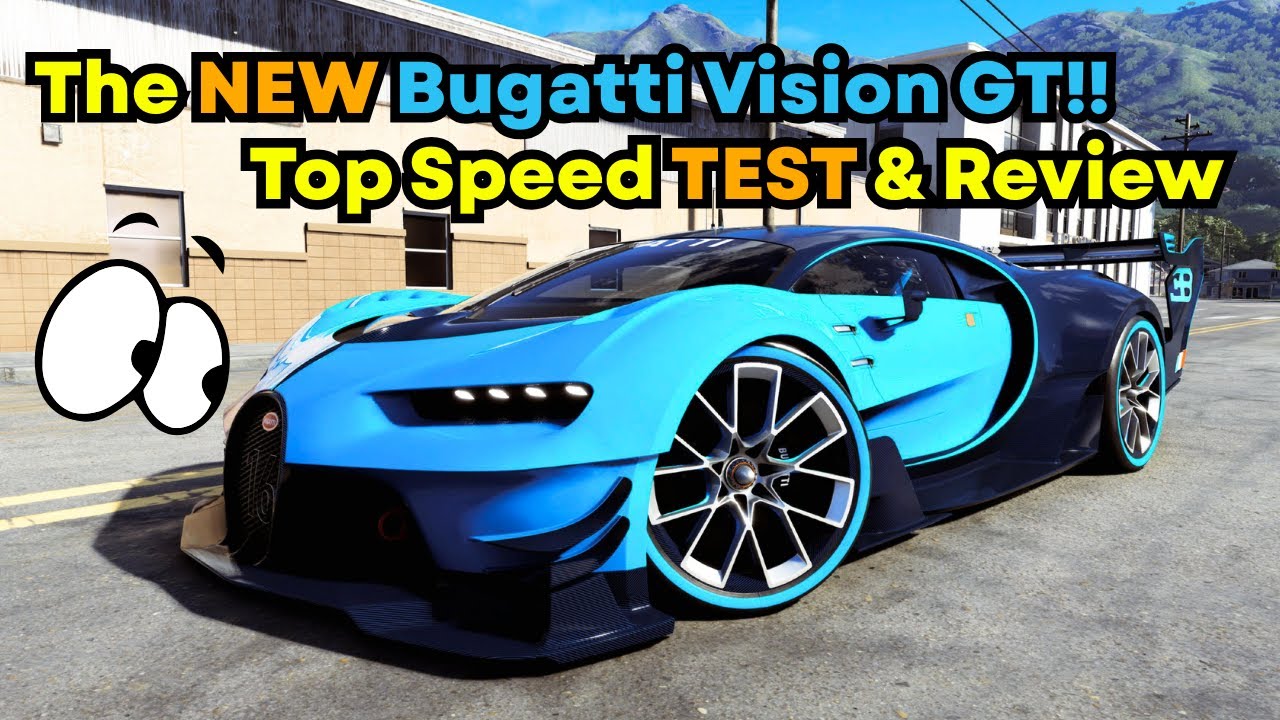Testing The NEW Bugatti Vision GT in Motorfest!! (Top Speed & Review ...