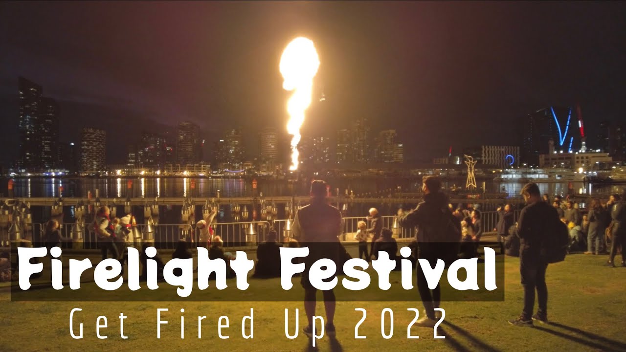 Walking Around Melbourne’s Epic Winter Firelight Festival, Docklands ...