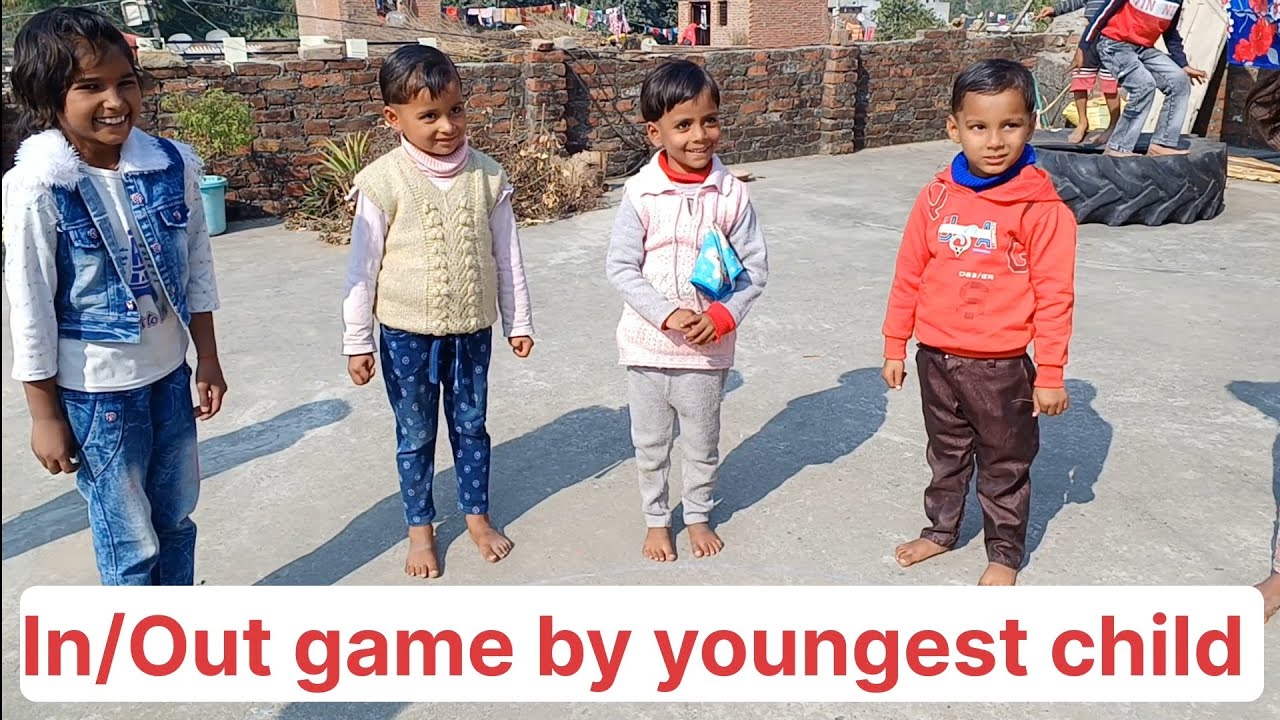 In/Out game by youngest Children - YouTube