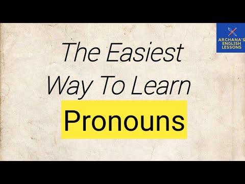 The Easiest Way To Learn Pronouns - YouTube