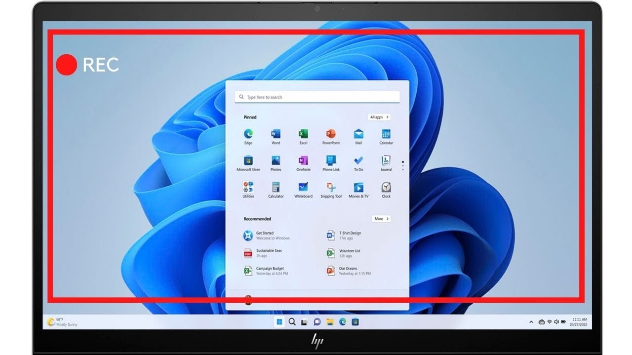 Easy Laptop Screen Recording Without Any Software - YouTube