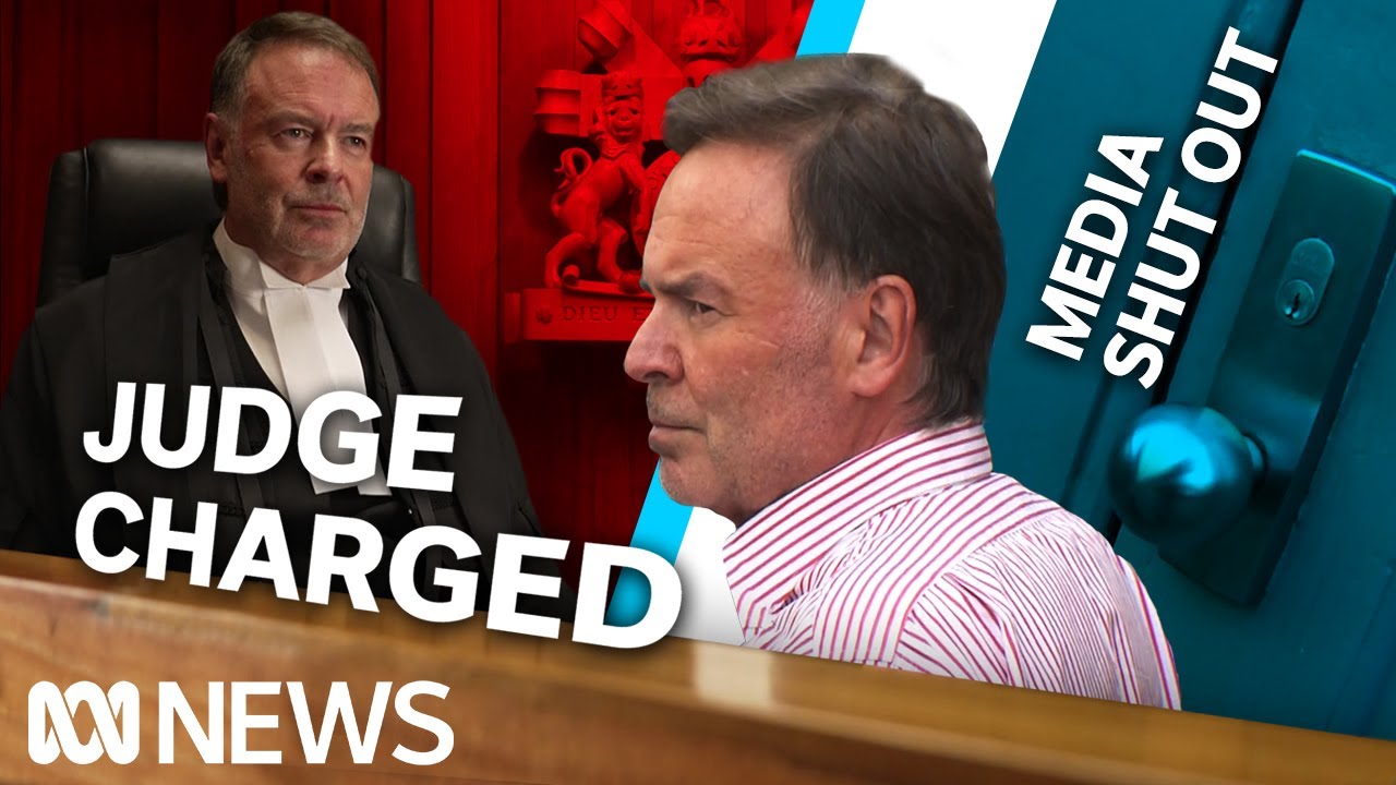 Supreme Court judge charged, media locked out of court | ABC News - YouTube