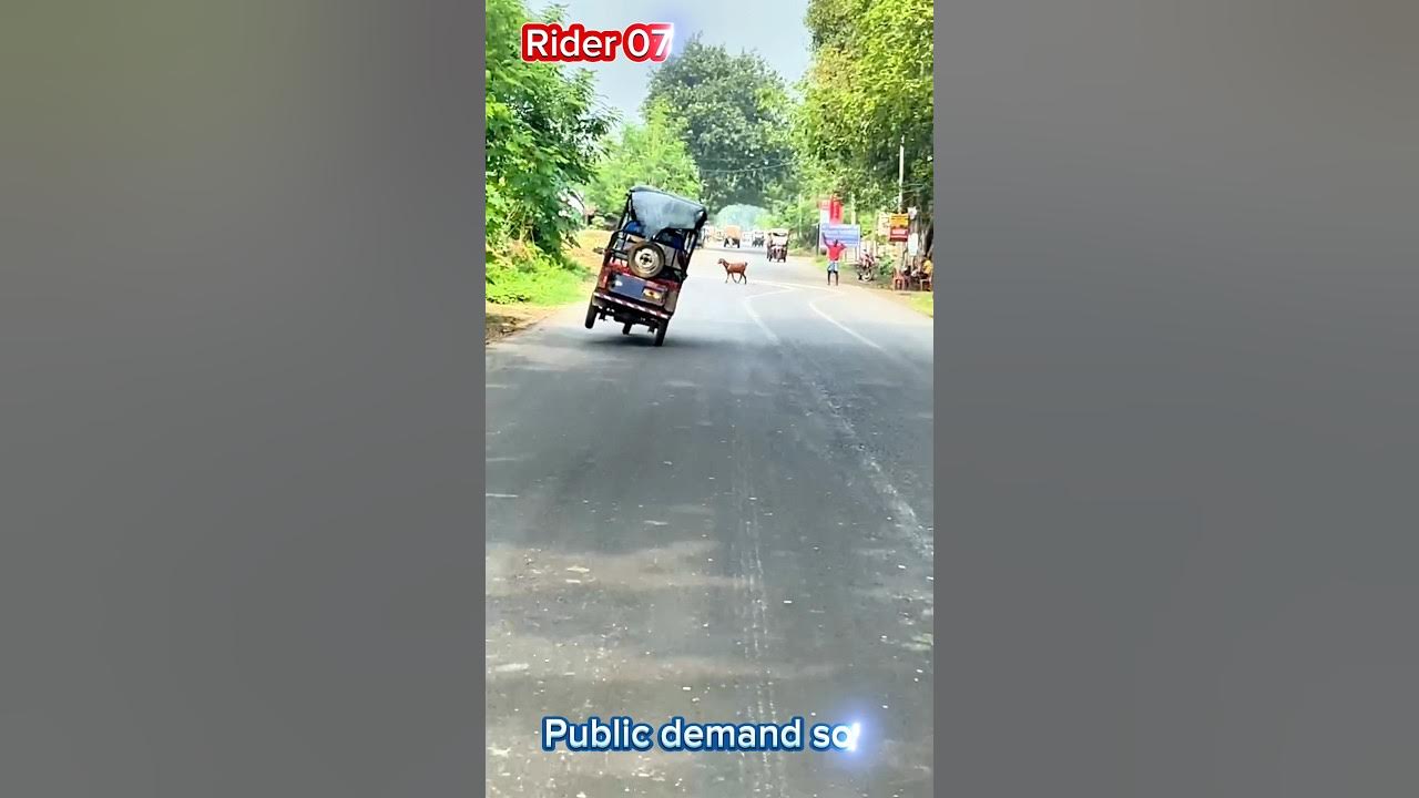 new tuktuk stunt public reaction 👀🛺 ️ #new #toto #rider #viralshorts #youtubeshorts #instagram ...