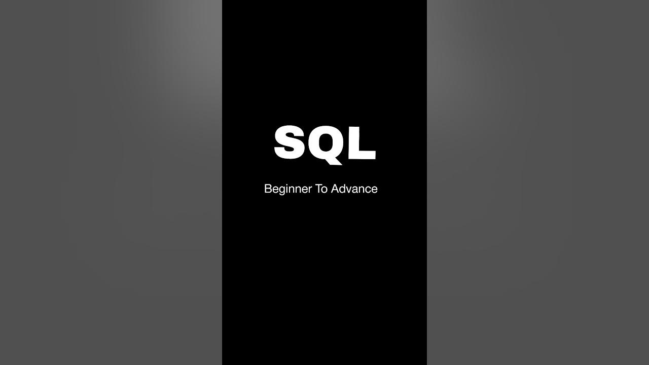 SQL #trending #codeing #shortsvideo #shortviral #database #data #sql #sqlserver #sqlite - YouTube