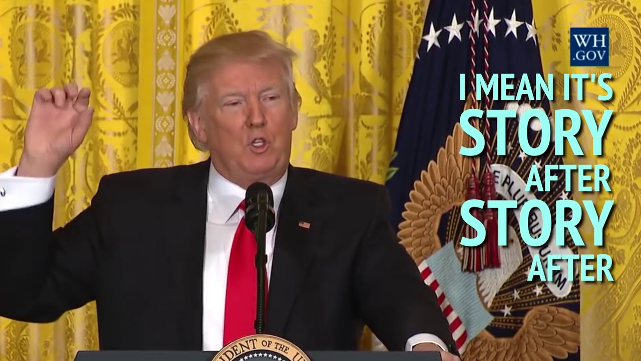 Fake News Song Remix Donald Trump vs The Mainstream Media - YouTube