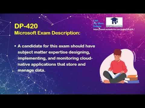 Exam DP-420: Designing and Implementing Cloud-Native Applications Using Microsoft Azure Cosmos ...
