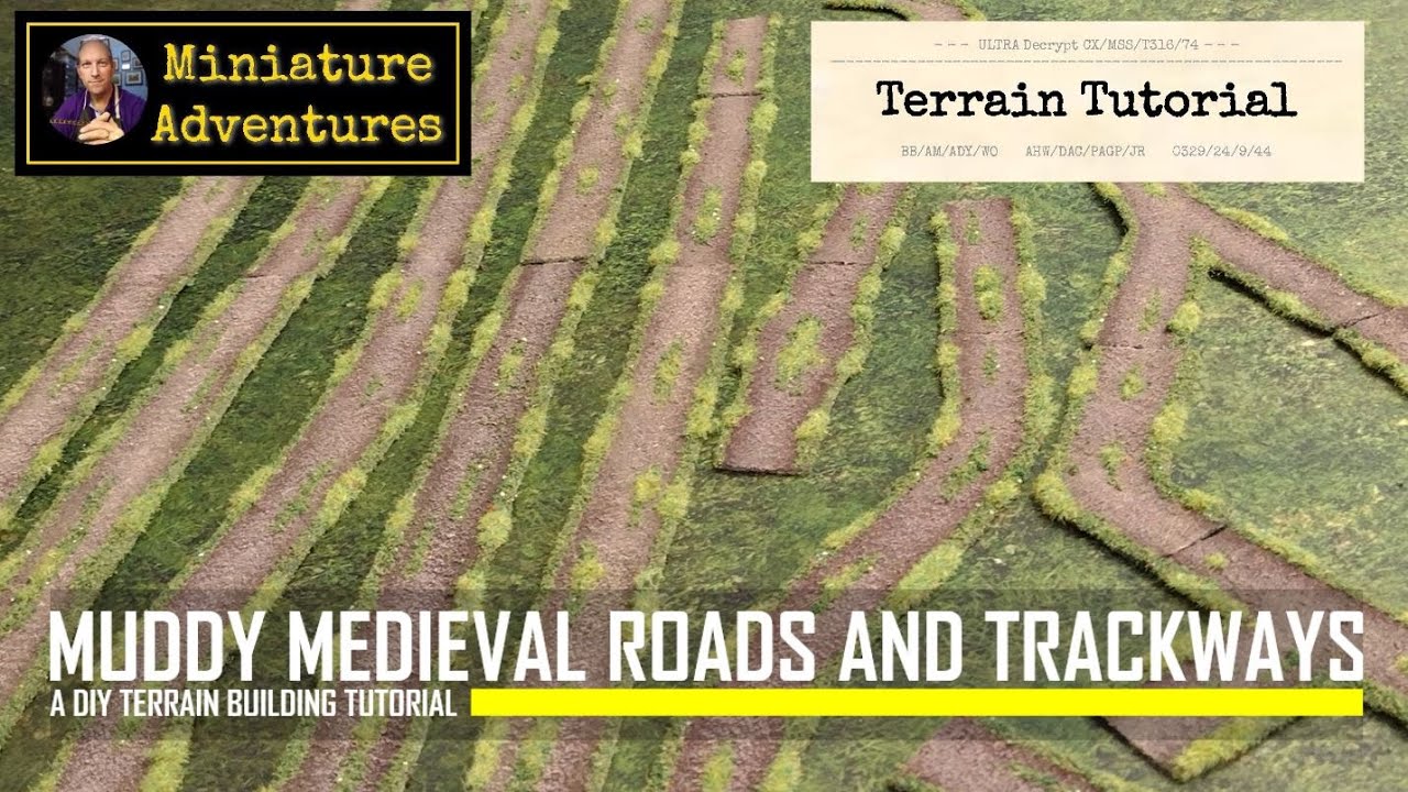 Creating Realistic Muddy Roads for Wargaming - YouTube