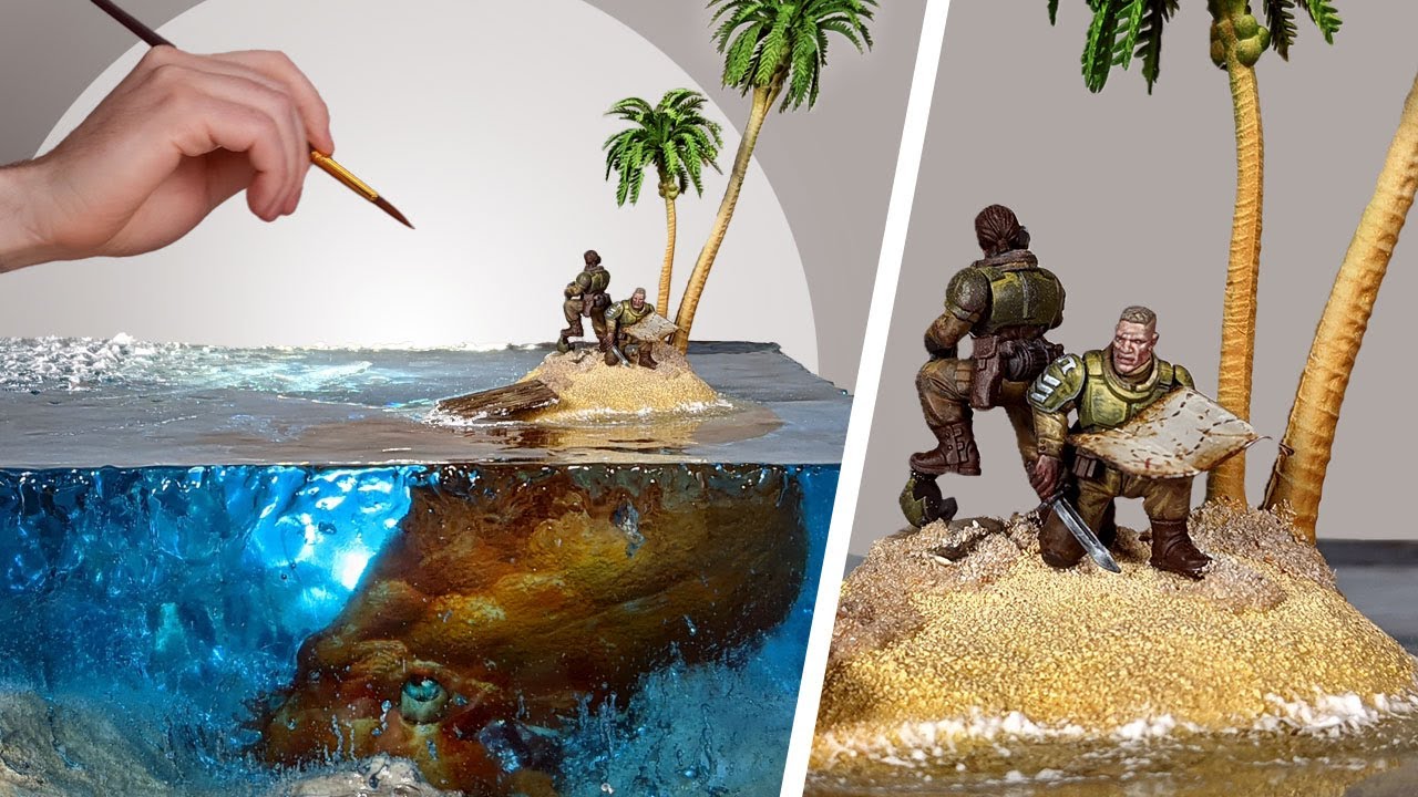 I travelled across the world to make this Warhammer Diorama - YouTube